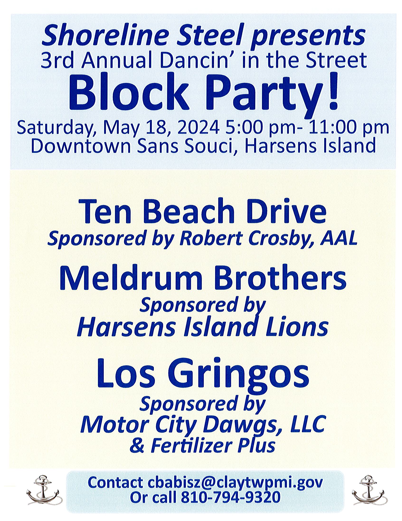 3rd Annual Dancin' in the Street Block Party