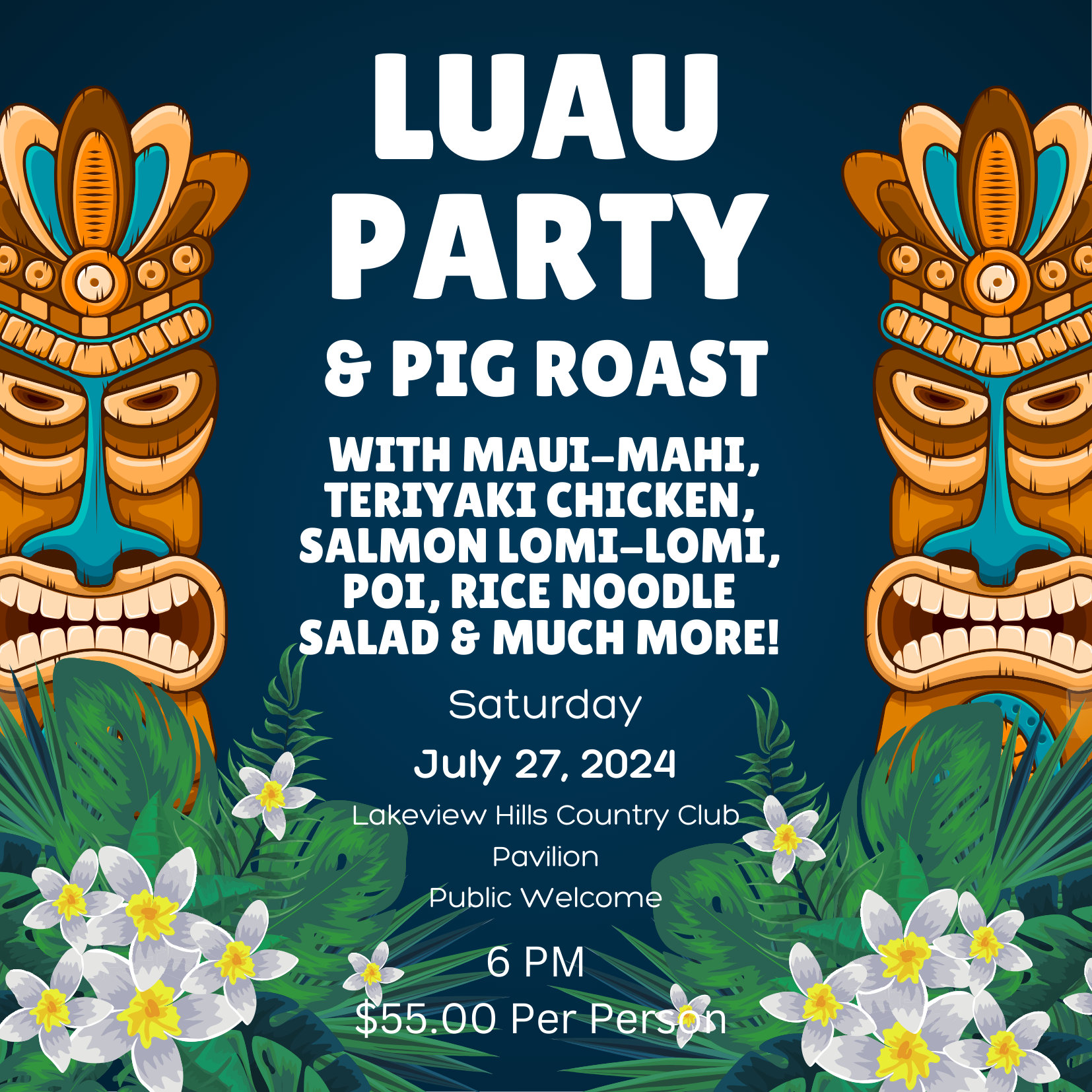 Luau Pig Roast Party