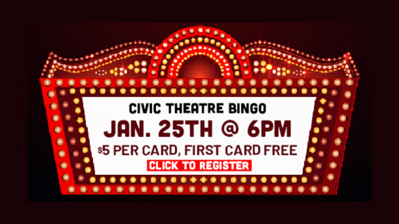 CIVIC THEATRE BINGO